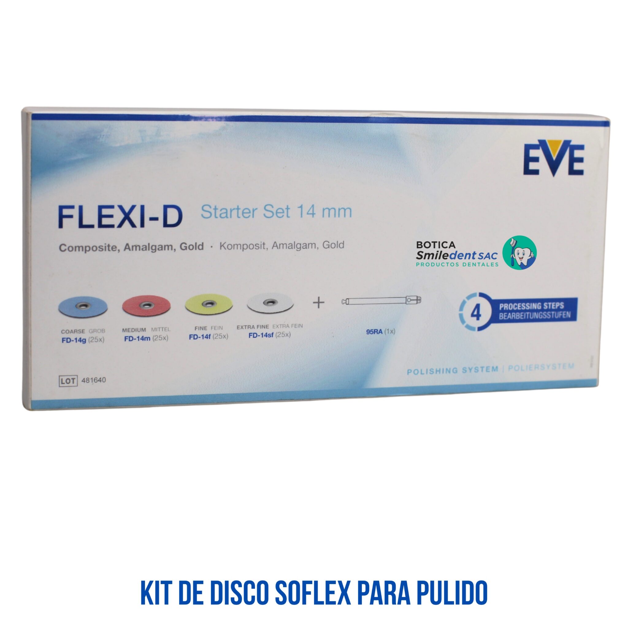 Flexi-D para Disco de Pulido Flexible - Smiledent